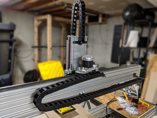 CNC Router - Wiring and cable management